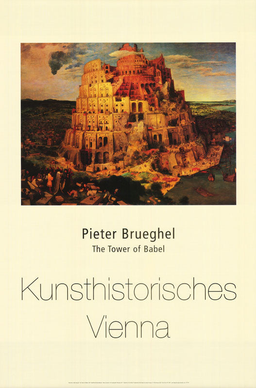 ART - TOWER of BABEL - POSTER RC8F – Midwest Posters