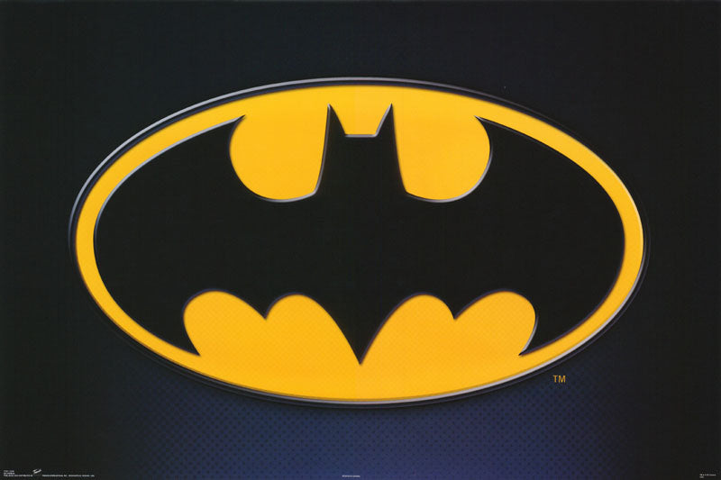 BATMAN-BAT SYMBOL POSTER - RC6i – Midwest Posters