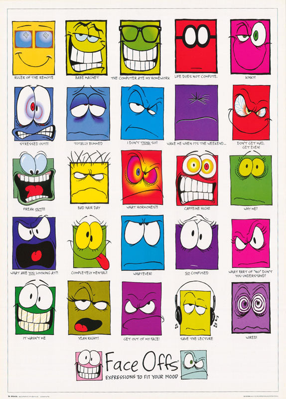 COMICAL - FACE OFFS - SM0007 LW11J – Midwest Posters