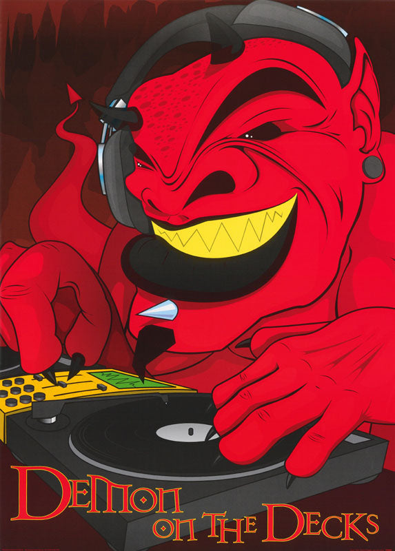 DEMON on the DECKS - POSTER LW31i – Midwest Posters
