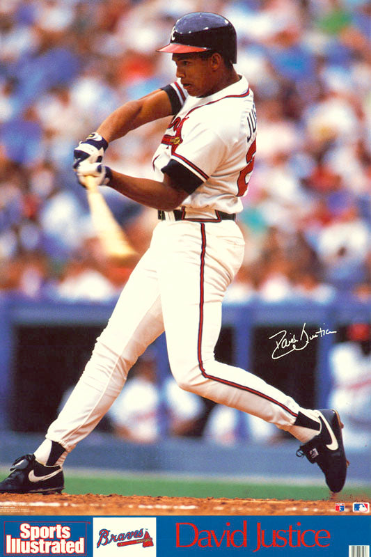 MLB - DAVID JUSTICE - POSTER LC1M – Midwest Posters