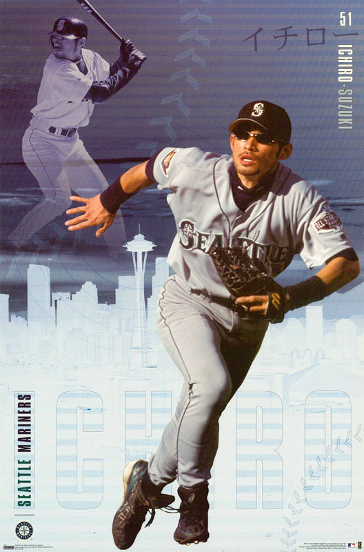 MLB - ICHIRO SUZUKI - POSTER LW17H – Midwest Posters