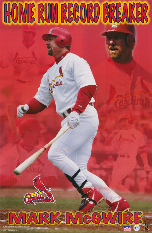 MLB - MARK McGWIRE-HR RECORD BREAKER - POSTER LW4Q – Midwest Posters