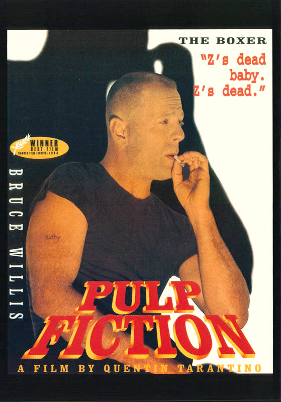 MOVIE - BRUCE WILLIS-THE BOXER - PULP FICTION - LW1L – Midwest Posters