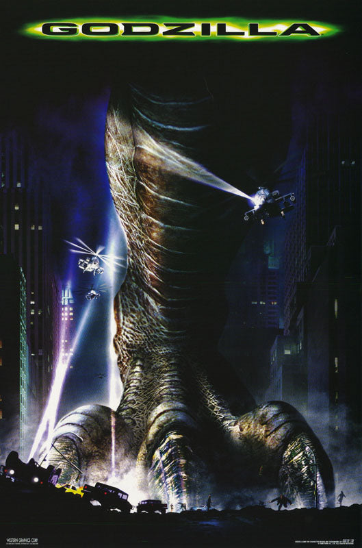 MOVIE - GODZILLA-FOOT - POSTER LW21D – Midwest Posters