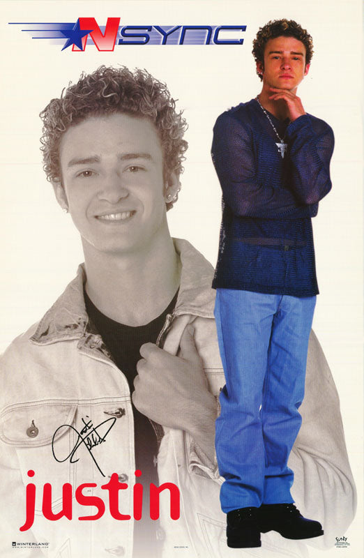 MUSIC - NSYNC-JUSTIN - 7566 POSTER RW2K – Midwest Posters
