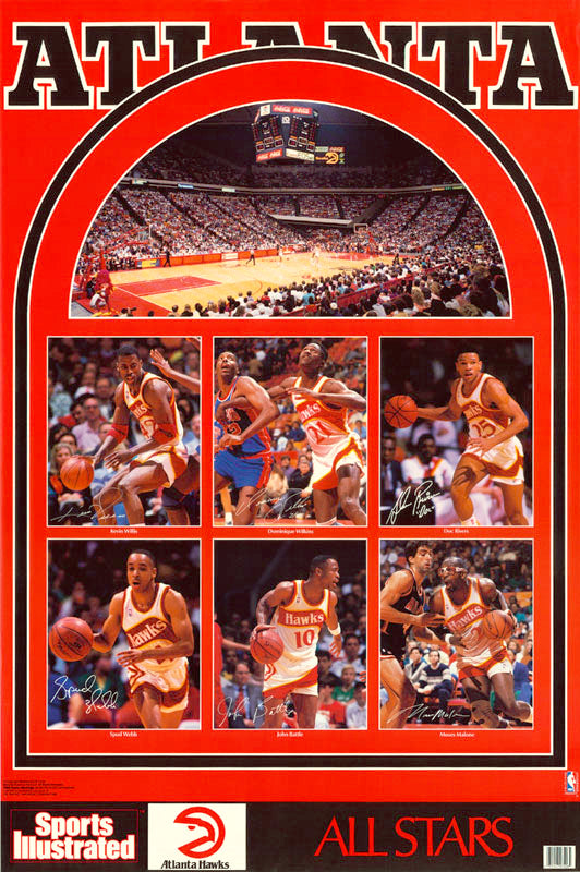 NBA - ATLANTA HAWKS - POSTER LW23S – Midwest Posters