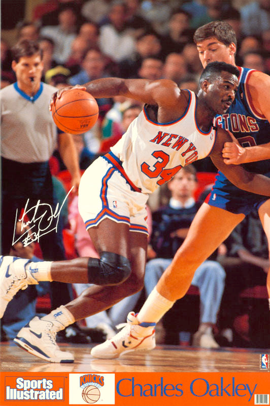 NBA - CHARLES OAKLEY - POSTER LW23J – Midwest Posters
