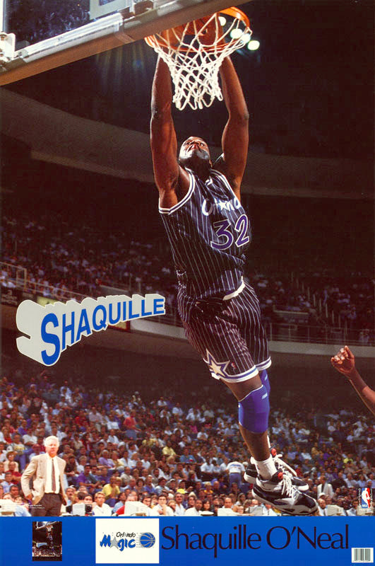 NBA - SHAQUILLE O'NEAL - POSTER RW15U – Midwest Posters
