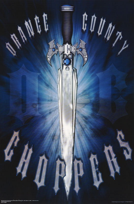 ORANGE COUNTY CHOPPER-DAGGER - POSTER LW11R – Midwest Posters