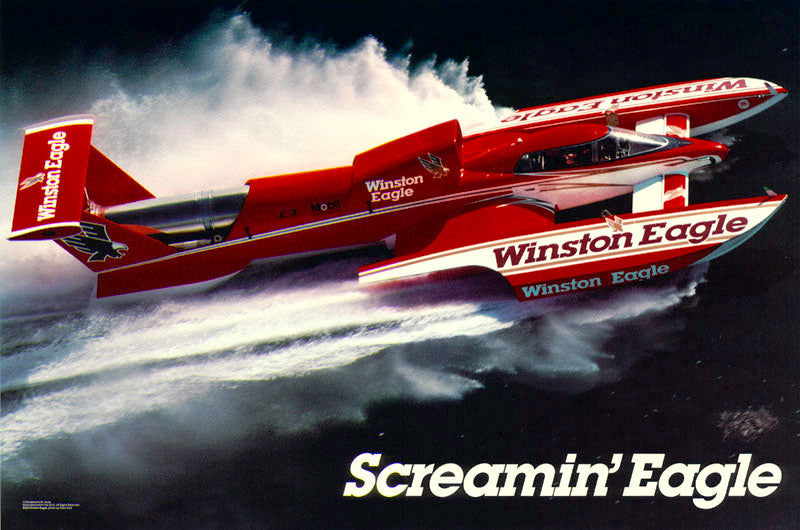 RACING - WINSTON EAGLE - POSTER RW22H – Midwest Posters