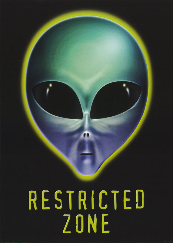 RESTRICTED ZONE - POSTER LW30W – Midwest Posters
